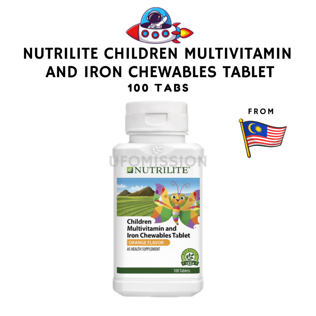 chewables multivitamin and iron supplement (100 tab) | Shopee Malaysia