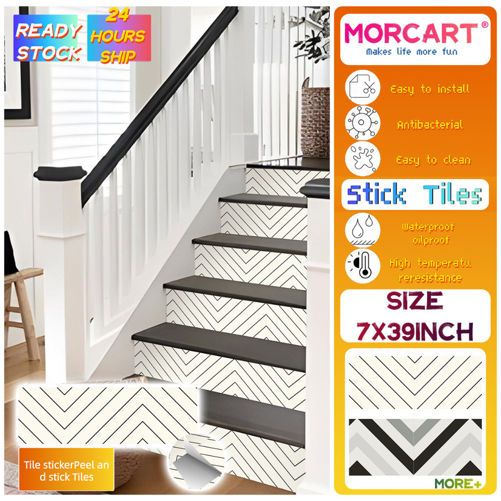 wall paper dindingDecorationTangga transformasi artifak tangga DIY non ...