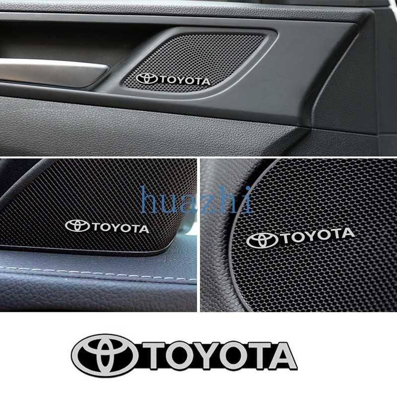 hz Aluminum Car Music Player Sticker Emblem Audio Speaker Badge Decals ...