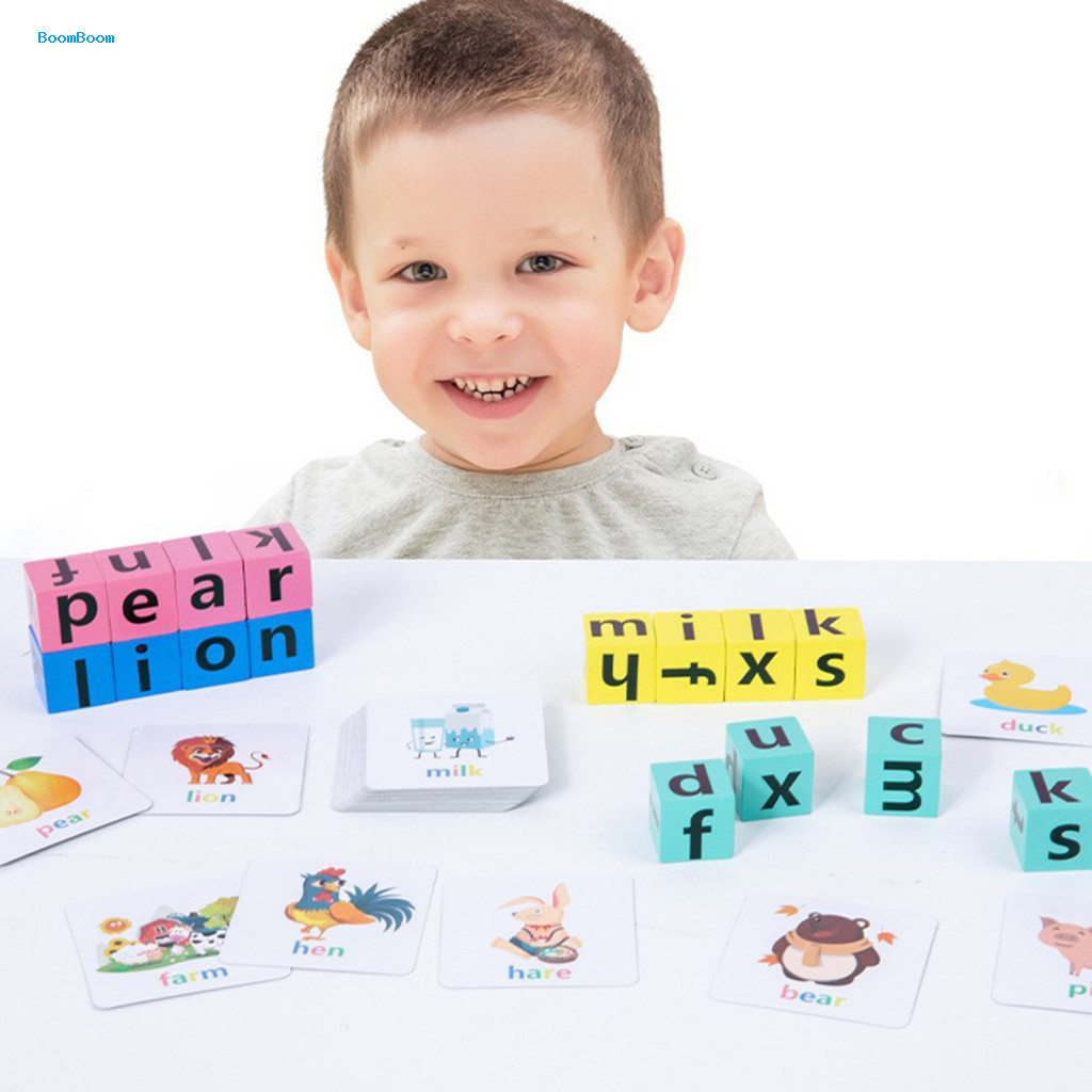 BoomBoom Educational Spelling Toy Alphabet Matching Game Wooden Cvc ...