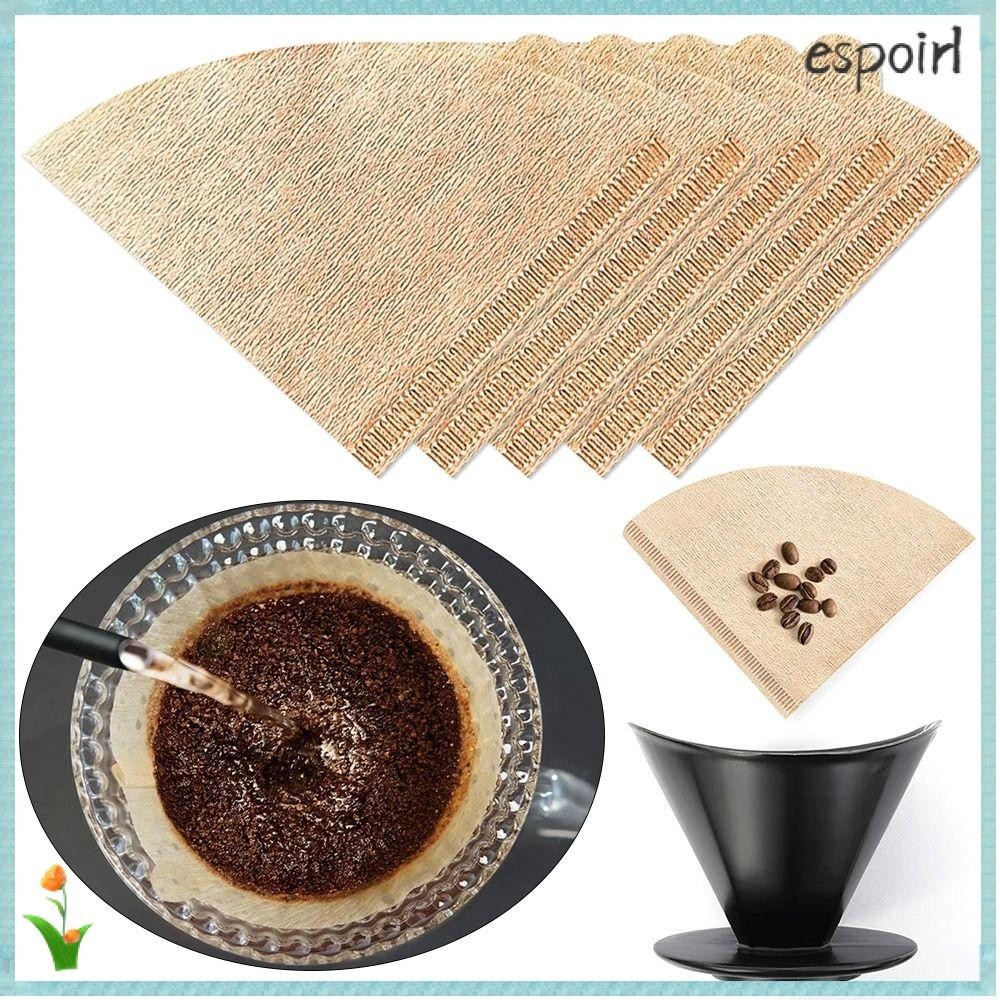ESPOIR 40Pcs Coffee Filter Paper, Household Cafe Tools Special Hand ...