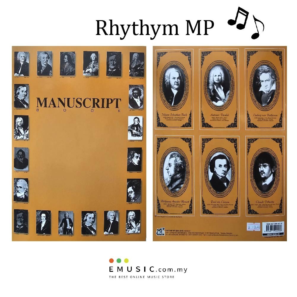 Rhythm MP Music Manuscript Book | Shopee Malaysia