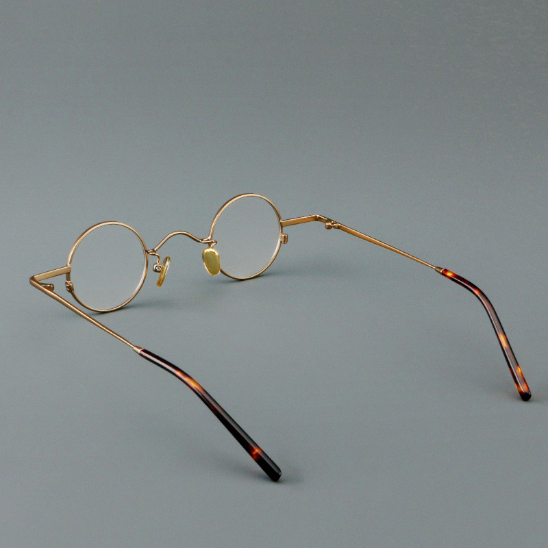 Small Round Glasses Frame Japanese Design Spectacles Men Women Titanium ...