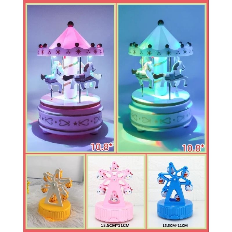 Music Box : Carousel / Hello Kitty / Doraemon / Winnie the Pooh ...