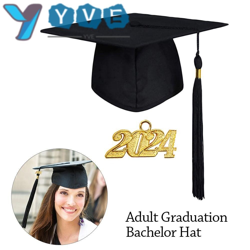 YVE Mortarboard Cap, University Degree Ceremony Graduation Hat, Unisex ...