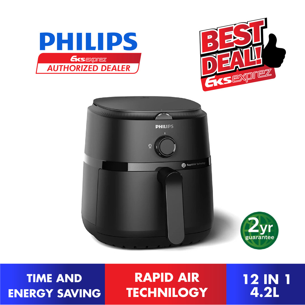 Philips Airfryer 1000 series 4.2L (NA120/09 NA120) | Shopee Malaysia
