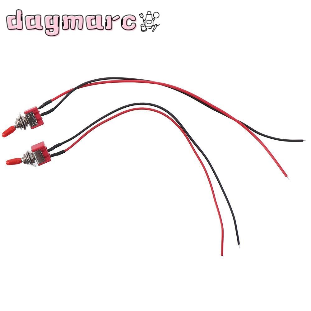 DAGMARC 1/8Pcs Mini Toggle Switch, AC 125V 2 Position 2 Pins Miniature ...