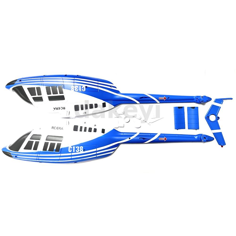 RC ERA C138 Bell 206 RC Helicopter Spare Parts Helicopter shell Set ...