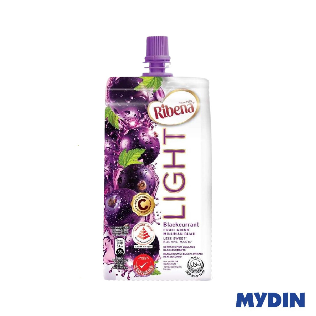 Ribena Light Blackcurrant Fruit Drink (330ml) | Shopee Malaysia