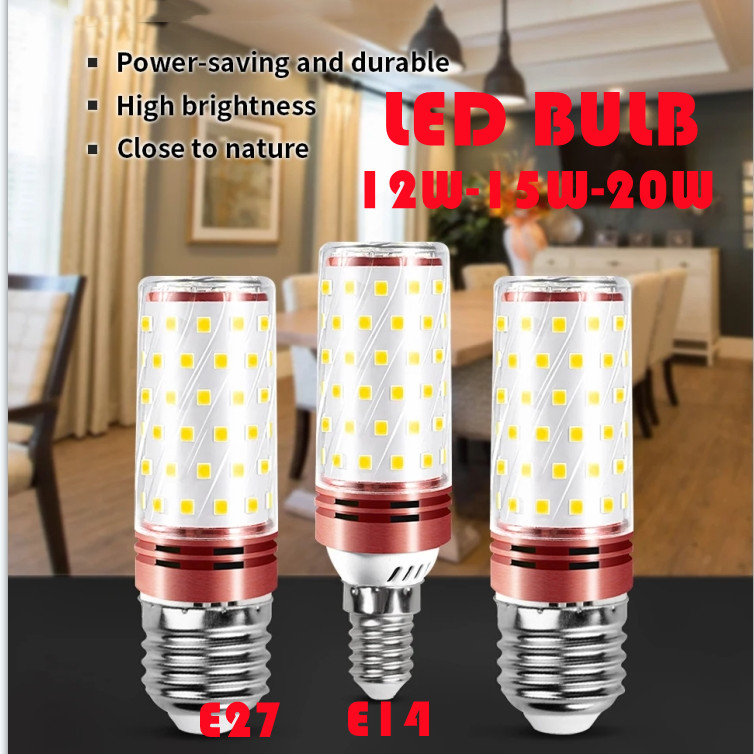 Mentol LED Bulb E27 E14 SMD2835 Three -color Bulb 12W 15W 20W 240V ...