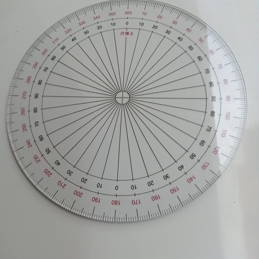[Ready Stock] 30cm Full Circle Protractor 360 Degree Protractor Round ...