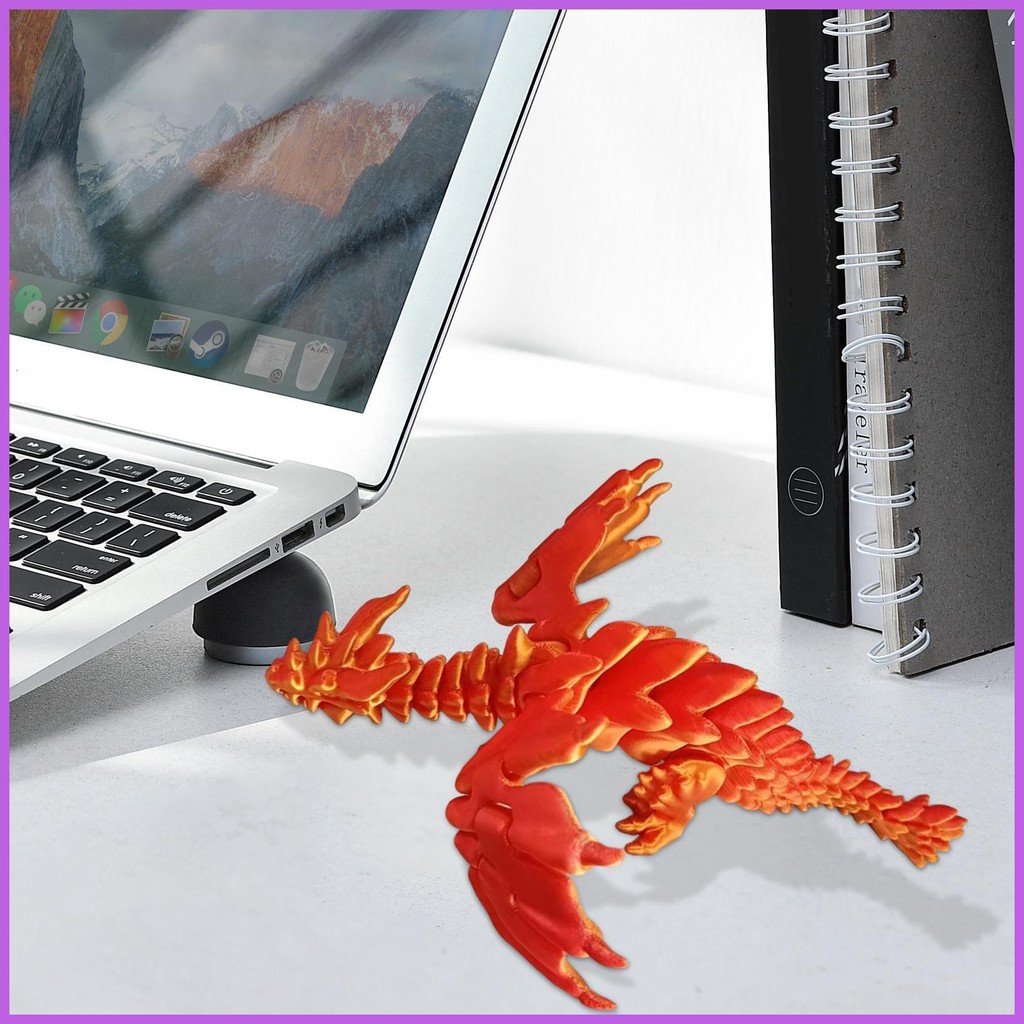 Dragon Figurines Toys Articulated Dragon Model 3D Printed 3D Printing ...