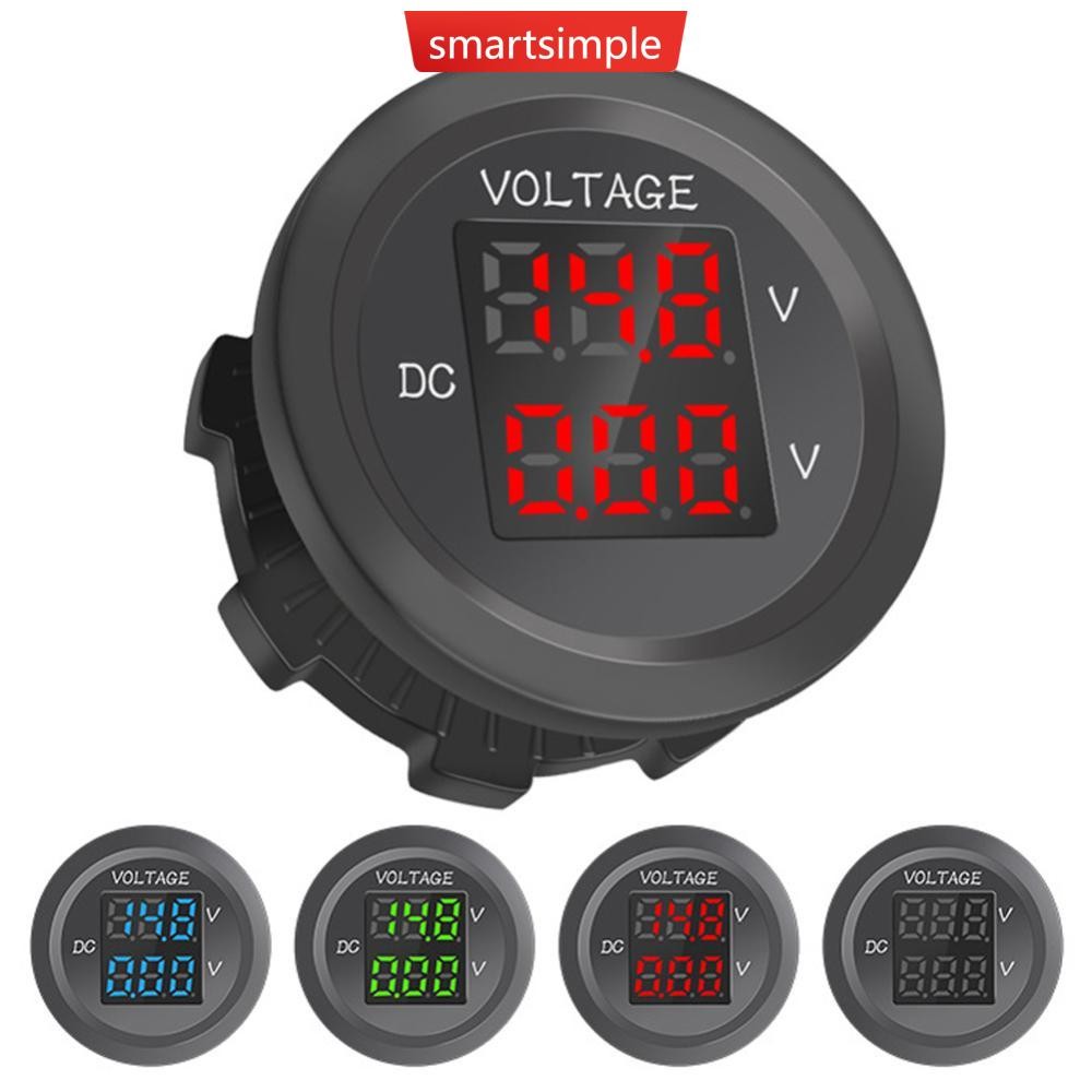 SMARTSIMPLE Dual Voltage Car LED Waterproof Round Waterproof LED Panel ...
