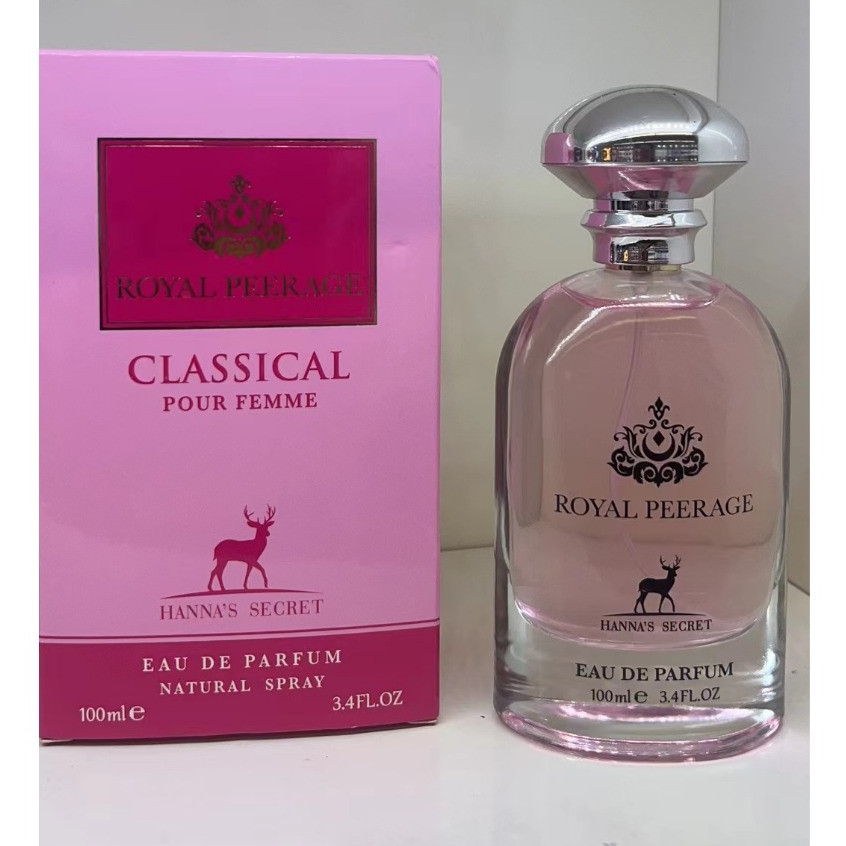 HANNA'S SECRET ROYAL PEERAGE CLASSICAL EDP 100ML FOR WOMEN PERFUME ...