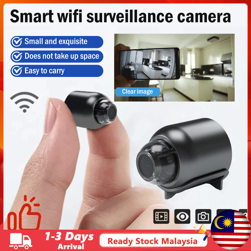 (Malaysia Stock) Wireless Surveillance IP Camera Mini WiFi Spy 1080P HD ...