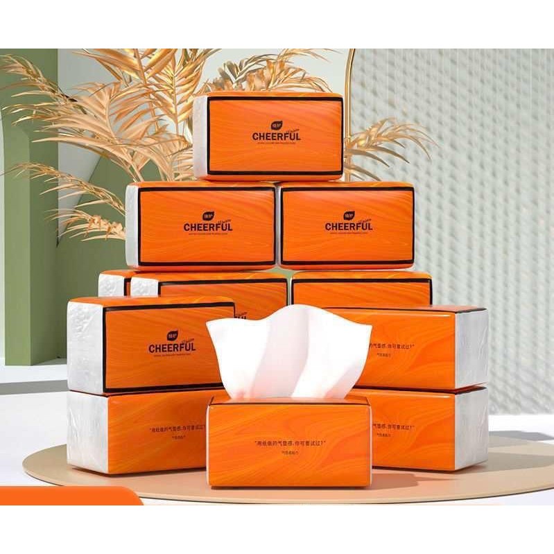CHEERFUL tissue facial tissue pocket tissue Botare Air-Cushion Face ...