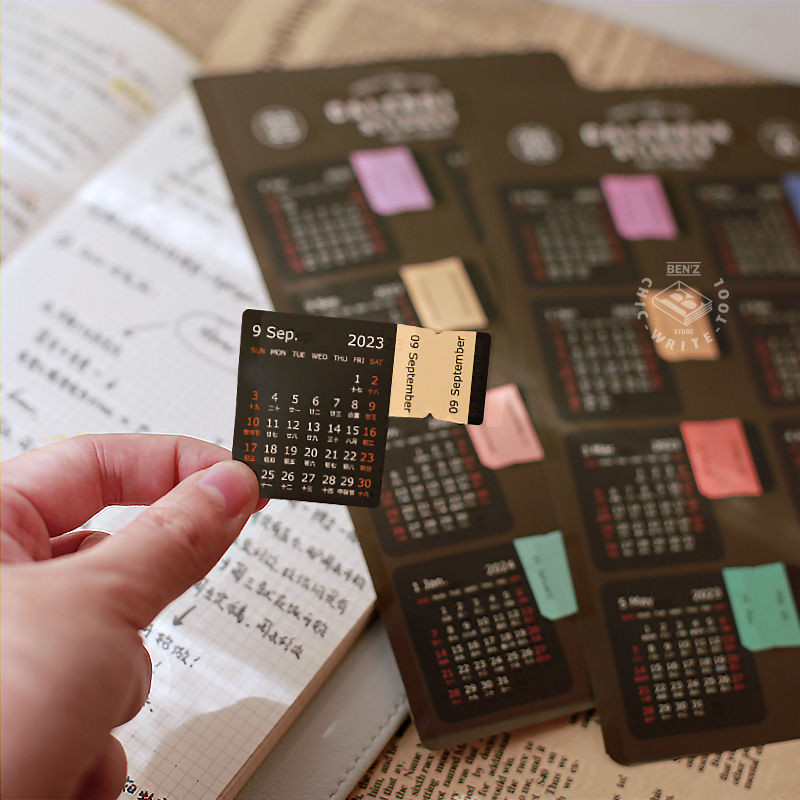 Bookmark Monthly Calendar Sticker091001 | Shopee Malaysia
