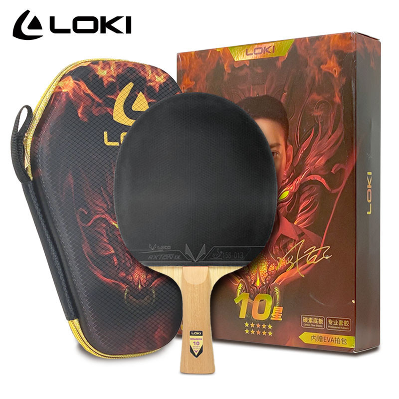 LOKI DRAGON Series Table Tennis Racket Professional Offensive Ping Pong Racket Paddle Bat 5 Wood ...