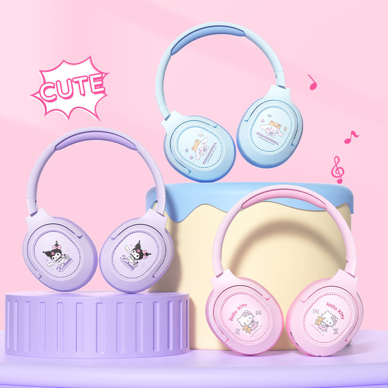 New Sanrio Kuromi My Melody Cinnamoroll Headworn Intelligent Bluetooth ...