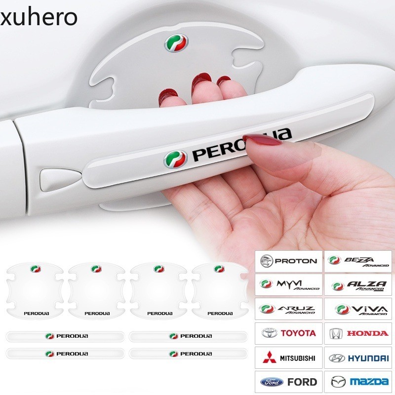 Proton Perodua Car Door Handle Protection Car Door Bowl Sticker Anti ...
