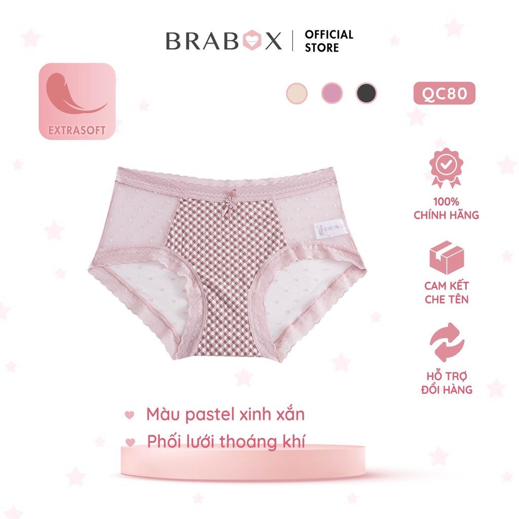 Checkered seamless underwear [WITH BIGSIZE] BRABOX QC80 | Shopee Malaysia