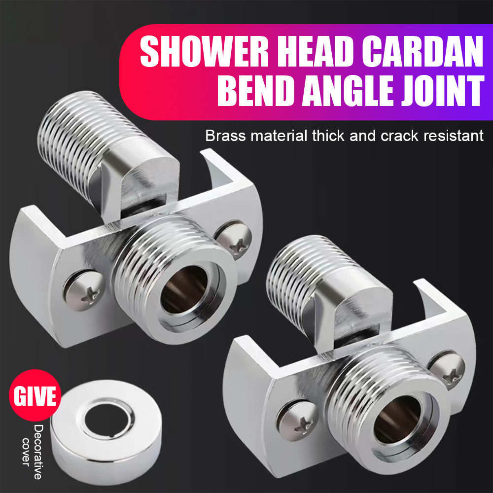 Universal curved angle joint shower faucet reducer bent foot eccentric ...
