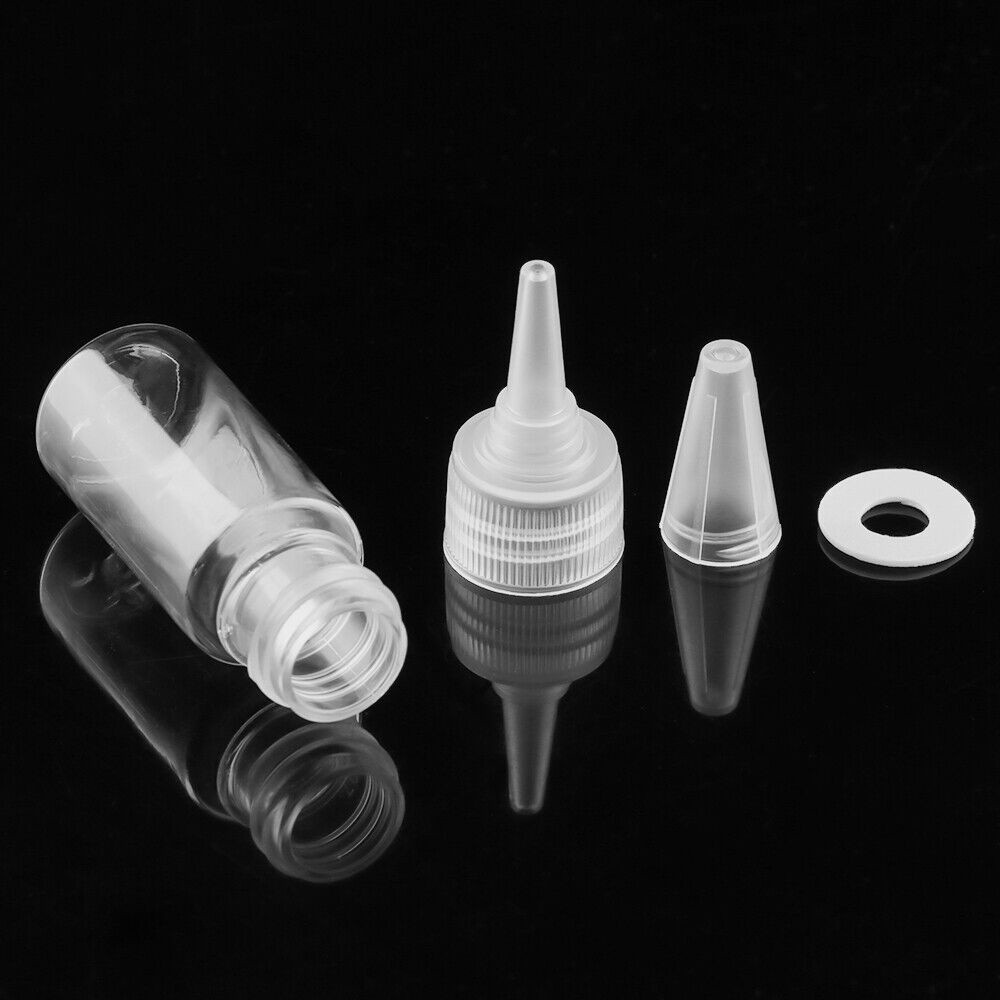 10-200ml Clear Empty Dropper Bottle With Cap Plastic Nozzle Dropper ...