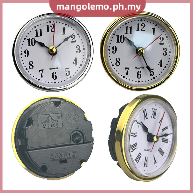 [MANGO] Classic Clock Craft Movement Dia.65mm Round Clocks Insert Roman ...