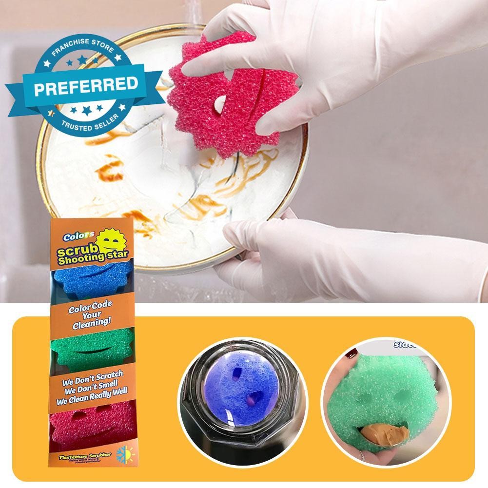 Smiley Face Sponge Becomes Soft In Case Of Hot Water And Hard In Case ...