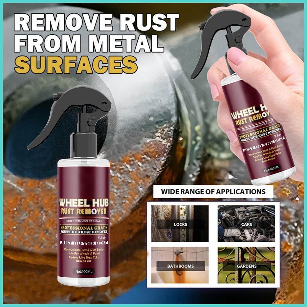 Iron Remover 100ml Gentle Rust Removal Remove Rust Spots From Car Paint ...