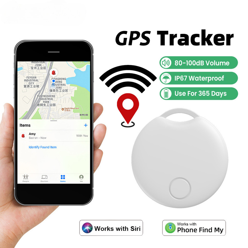 GPS Mini Tracker MFI Certification Anti Lose Reminder Device Key Wallet ...