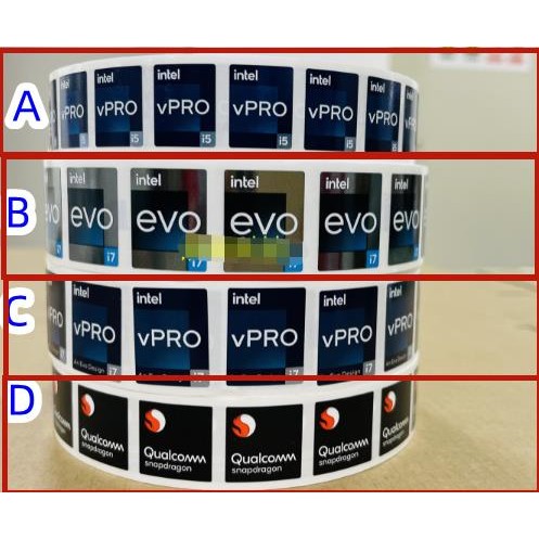 New Product INTEL 12th Generation CPU Label INTEL 12th Generation ...