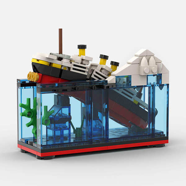 lego Wukong lego Sesuai untuk batu bata Lego, kapal persiaran MOC ...