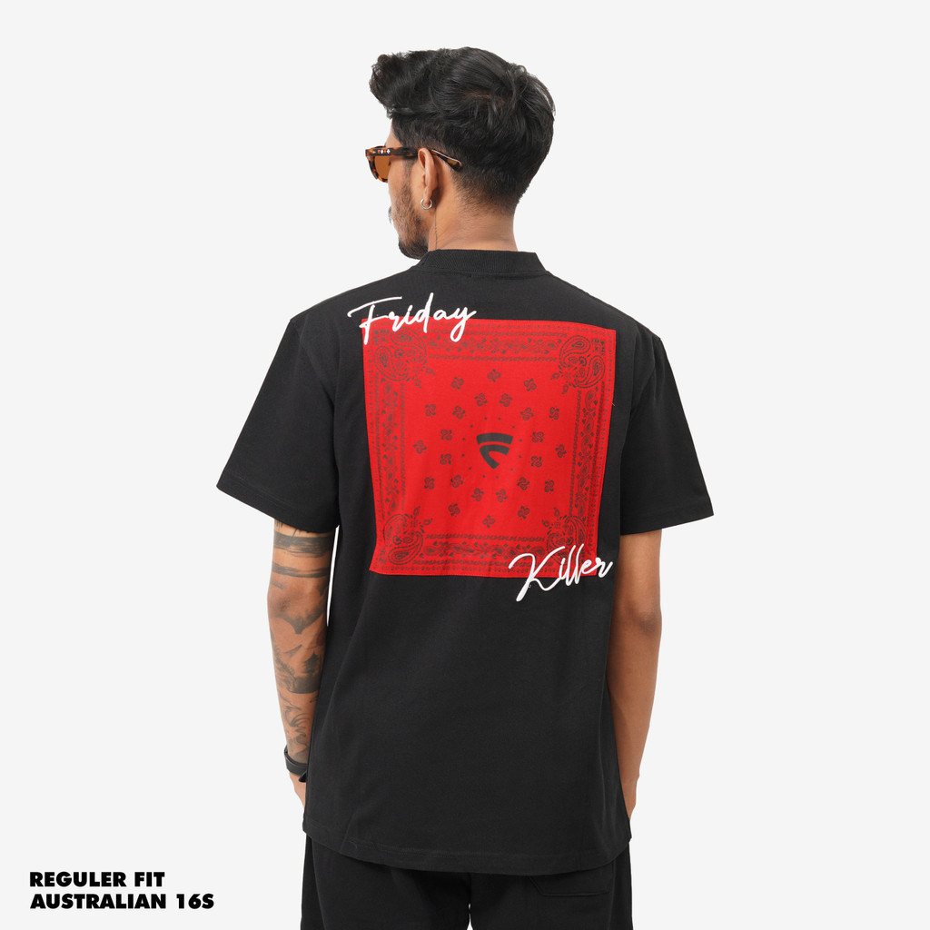 T-shirt 16s FRIDAY KILLER | The CHICANO BLACK | Shopee Malaysia