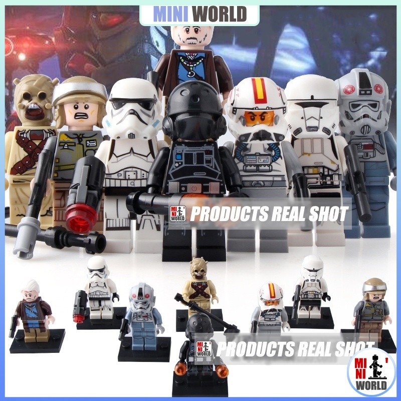 Toys Gifts Minifigures Tusken Raider AT-AT Driver Clone Turbo Tank Star ...
