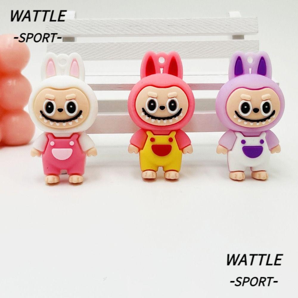 WA-SPORT Labubu KeyChain, PVC Cute Labubu Bag Pendant, Cartoons DIY ...