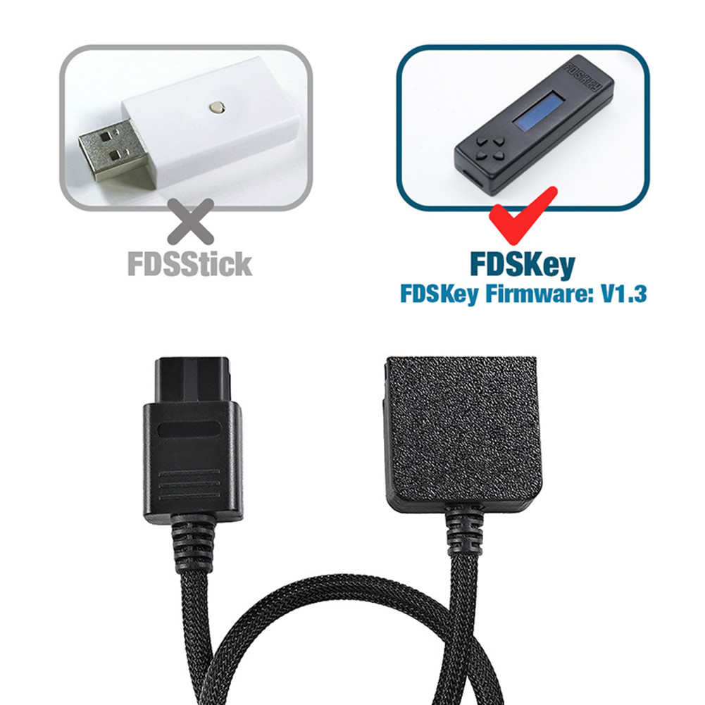 UK FDSKey Emulator +Cable Adapter Useful for Sharp Twin Famicom AN-505 ...