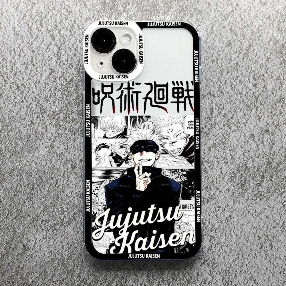 Samsung Xiaomi Oppo Jujutsu Kaisen manga Gojo Satoru Square Edge iPhone ...