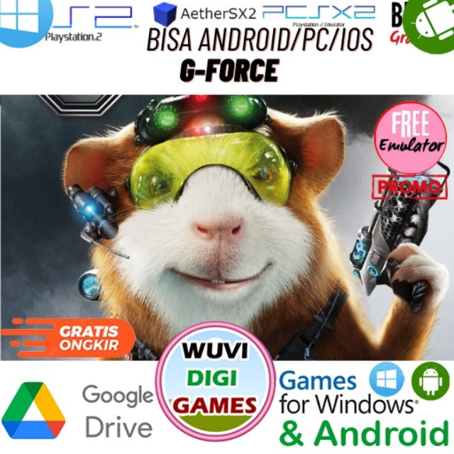 Selling PS 2 G-Force Games | Can be used on PC / Android / IOS Plus ...