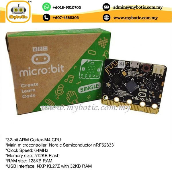 Micro:Bit Microbit Board V2 Mainboard | Shopee Malaysia
