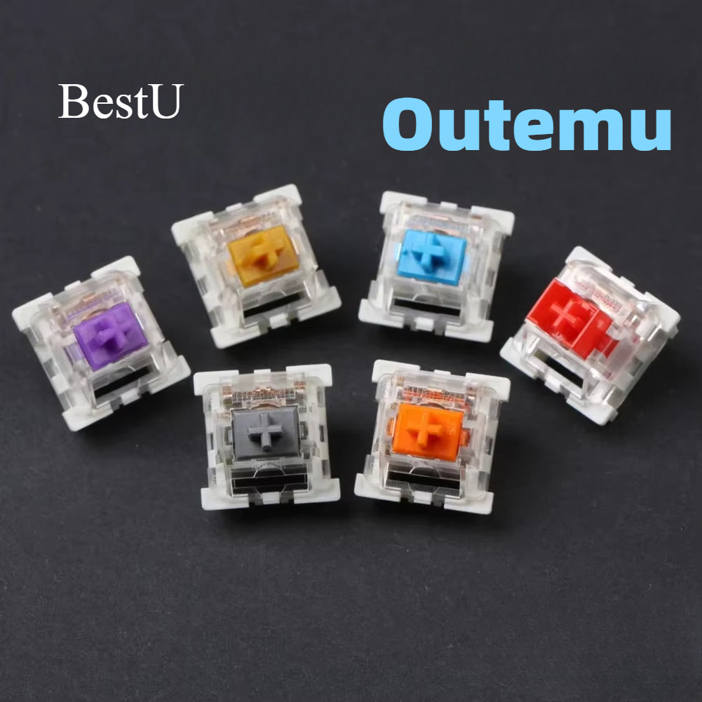 Outemu Silent/Clicky Switches Mechanical Keyboard Switch 3Pin Gaming ...