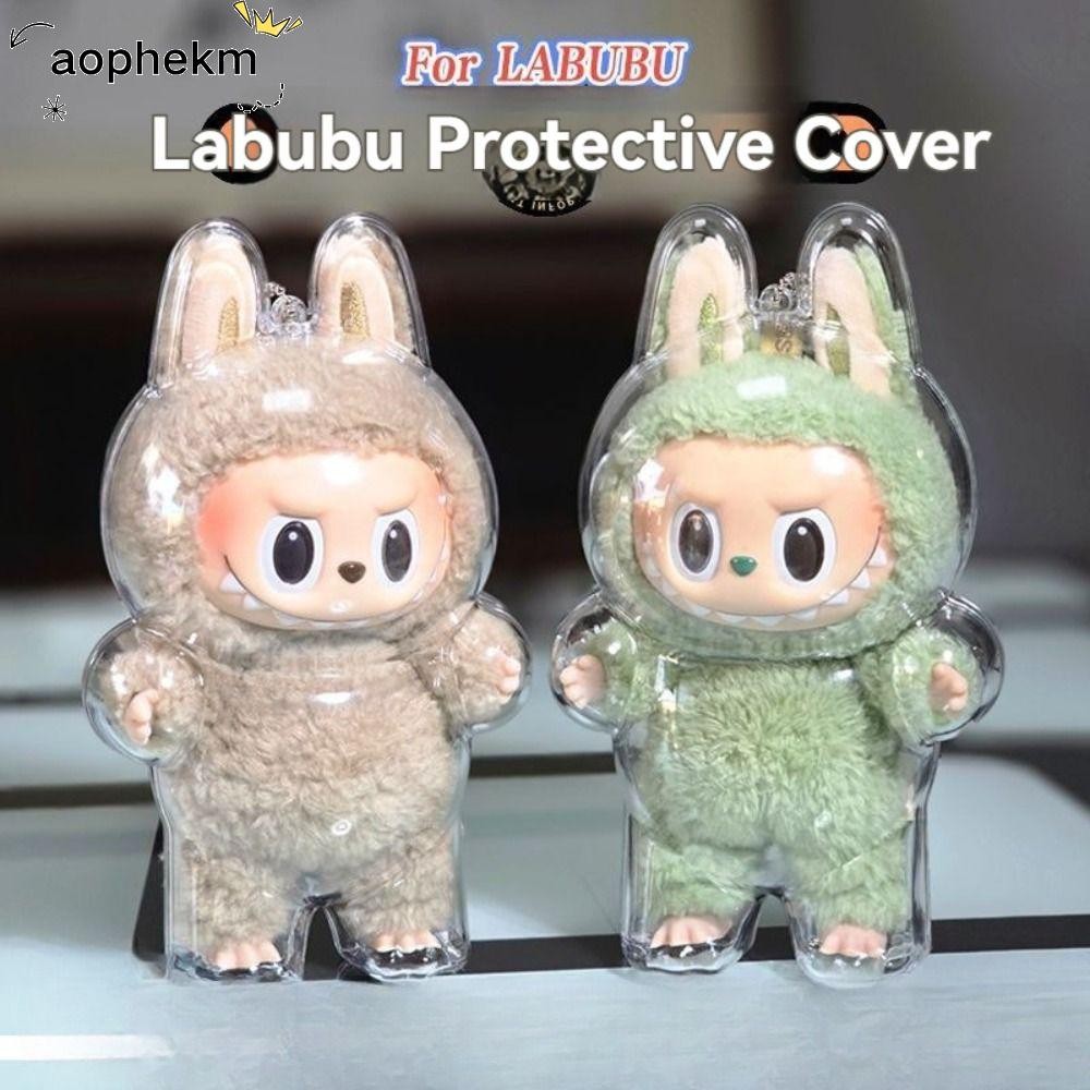 AOPHEKM Labubu Protective Cover, Transparent Acrylic Labubu Protective ...