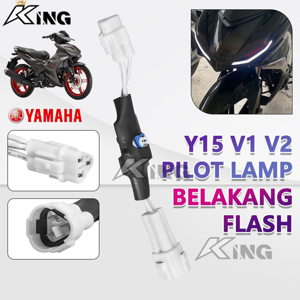 Y15ZR V1 V2 SIGNAL LIGHT LAMPU DADA FLASH LIGHT SOCKET PILOT LIGHT PNP KELIP MATA GABAN FLASH ...