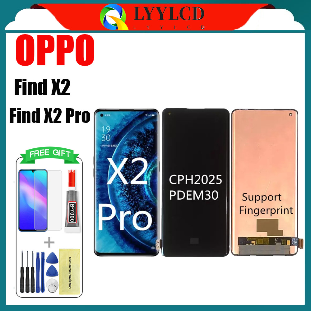 Original AMOLED OPPO Find X2 5G X2 Pro 5G LCD Display Touch Screen Replacement | Shopee Malaysia