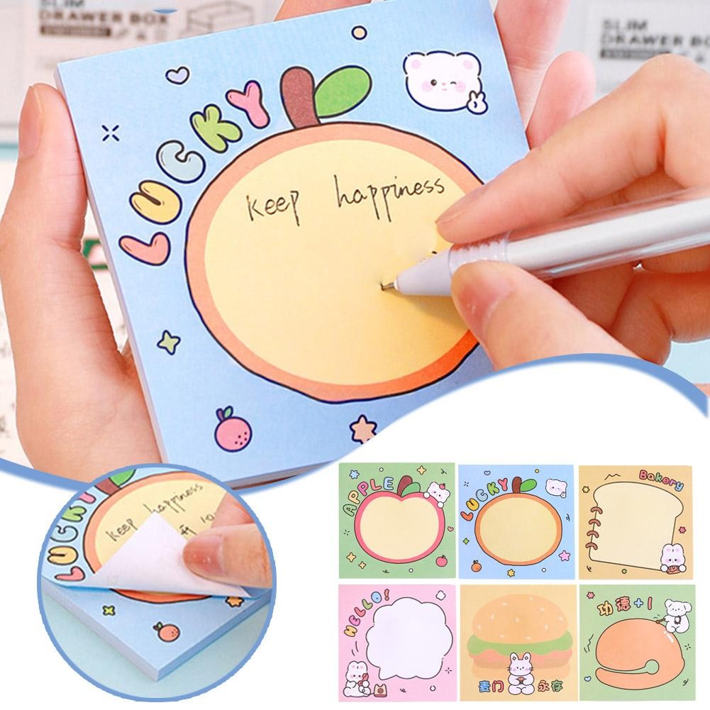 Cartoon Hello Series Sticky Note Post-it Note (contain 50sheets) E6q8 ...