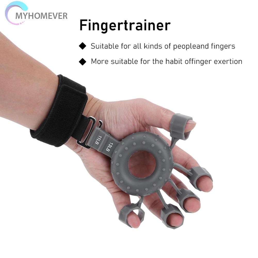 Finger Extensor Exerciser Silicone Finger Gripster Strength Boosting ...
