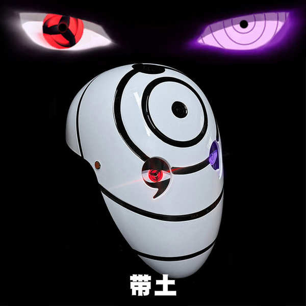 Naruto Mask Halloween Ninja Glow Sharingan Uchiha Madara Obi Earthen ...