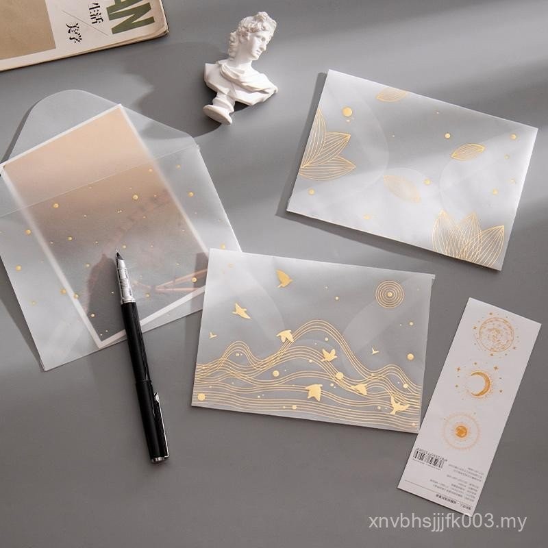 Kertas Sampul Asid Sulfurik Kertas Setem Emas Kertas Surat Set Sampul ...