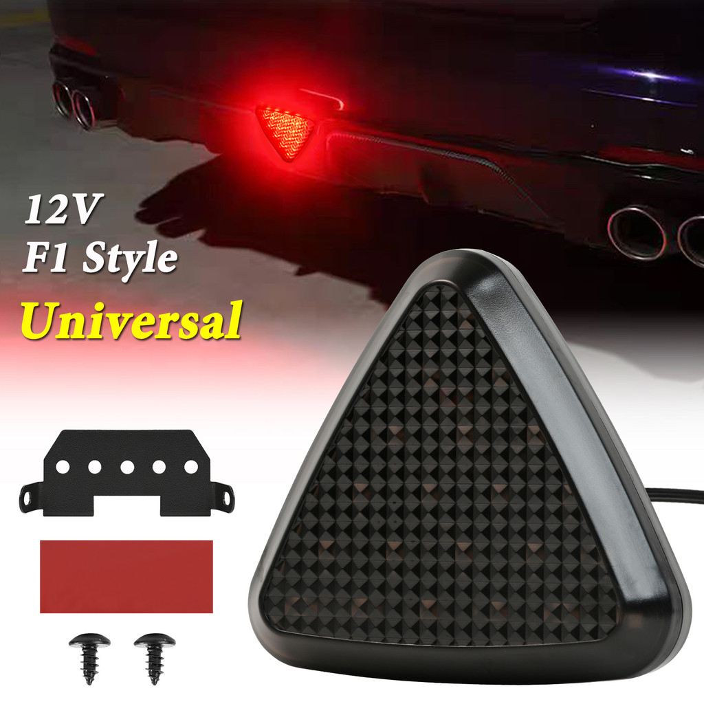 F1 Style LED Universal Car Driving Light 3rd Rear Bumper Tail Strobe ...