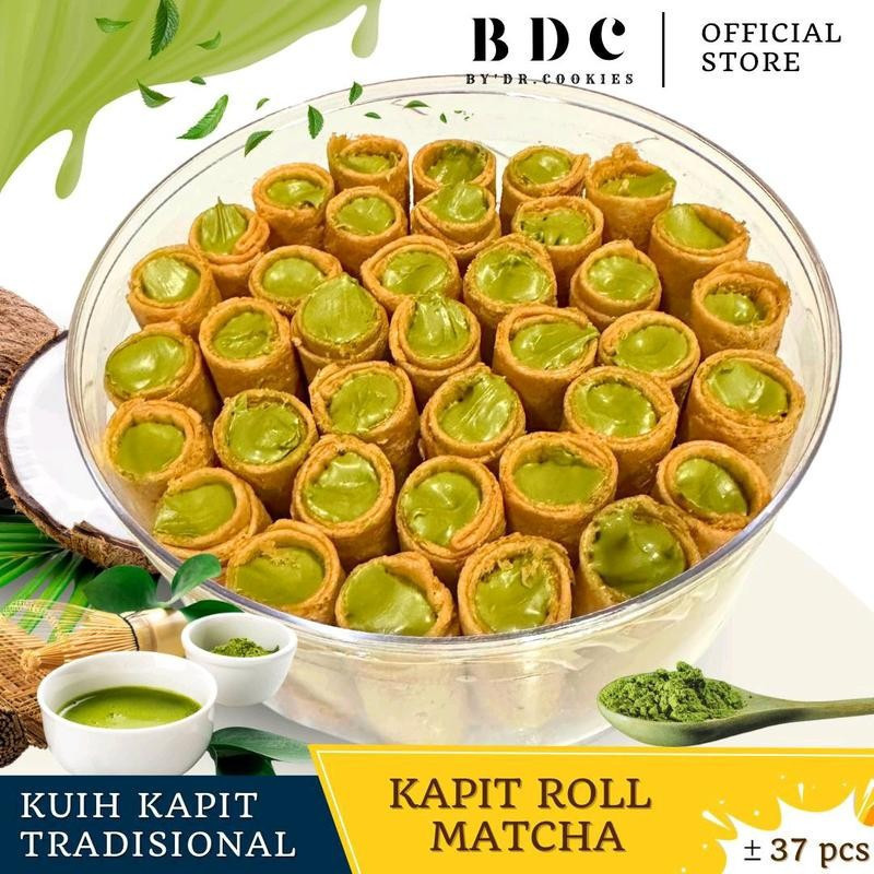 Kuih Kapit Roll Matcha by Dr Cookies Kuih Raya Snek Tradisional Klasik ...